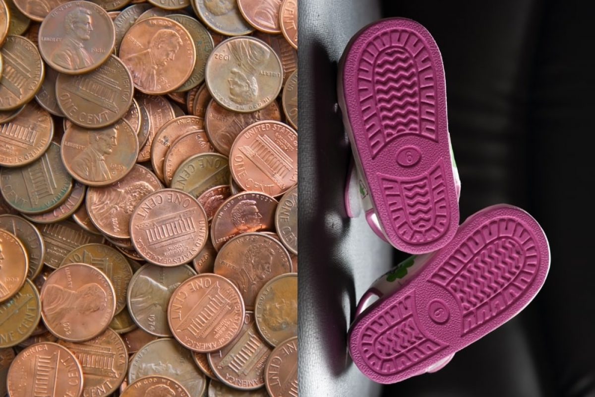 Why Are Parents Gluing Pennies To Kids Shoes?